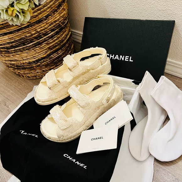CHANEL | Shoes | Chanel Dad Sandals | Poshmark